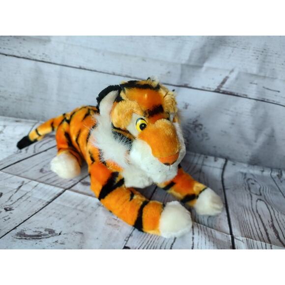 Disney | Toys | 6 Vintage Disney Aladdin Rajah Orange Black Tiger ...